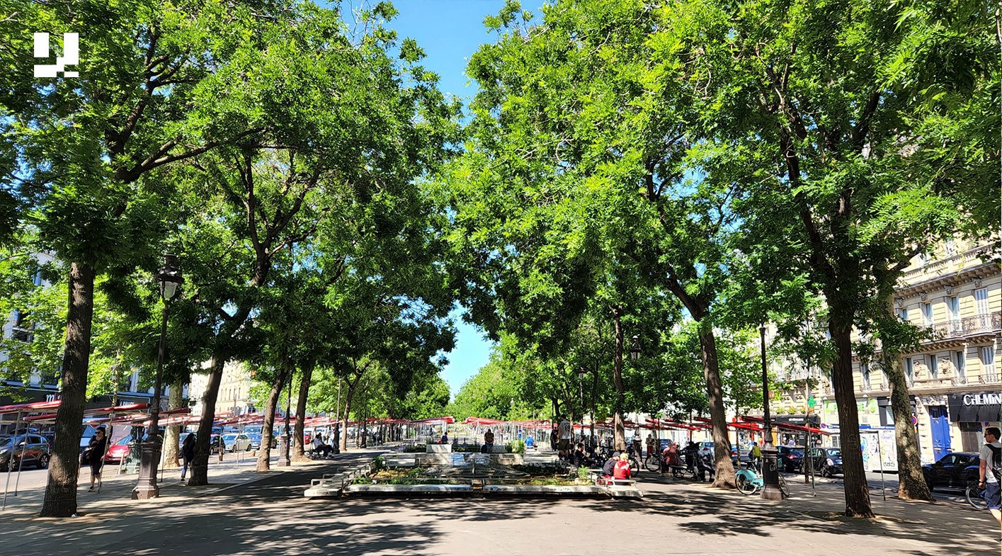 แผงลอยปารีส LES MARCHES DE PARIS และตลาดแผงลอยในชนบท